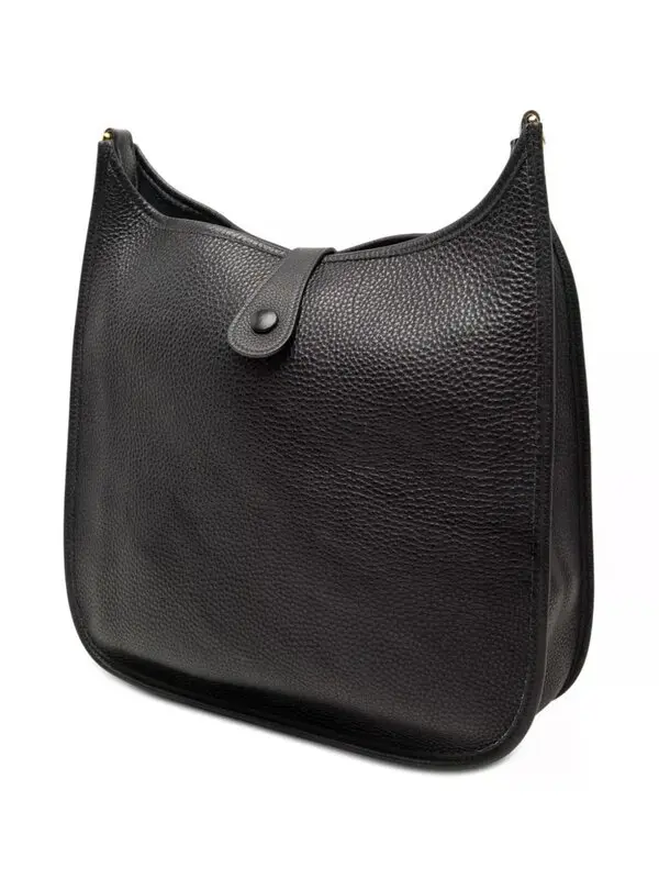 Hermès Togo Leather Evelyne Bag - Black