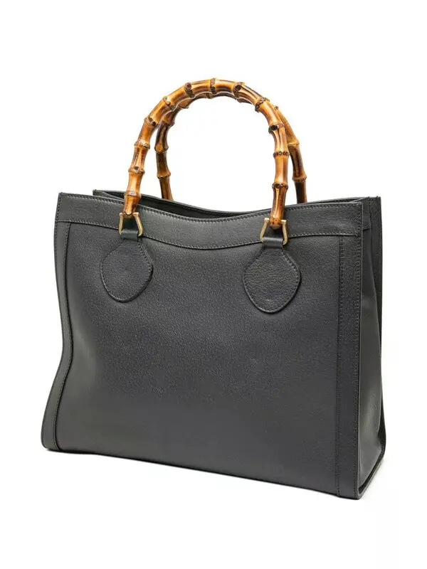 Gucci Leather Bamboo Diana Tote Bag