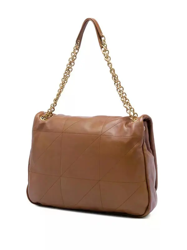 Saint Laurent Quilted Lambskin Jamie Shoulder Bag - Brown