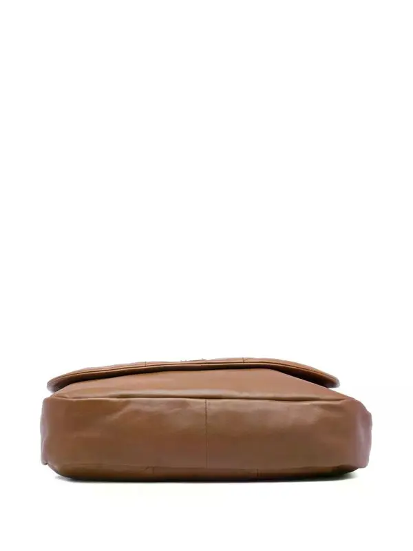Saint Laurent Quilted Lambskin Jamie Shoulder Bag - Brown