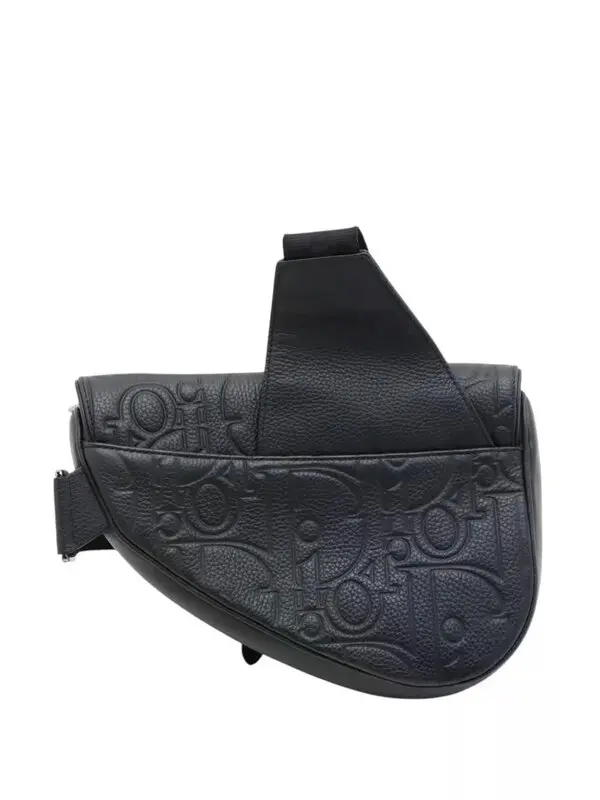 Dior 2023 Gravity Leather Saddle Crossbody Bag