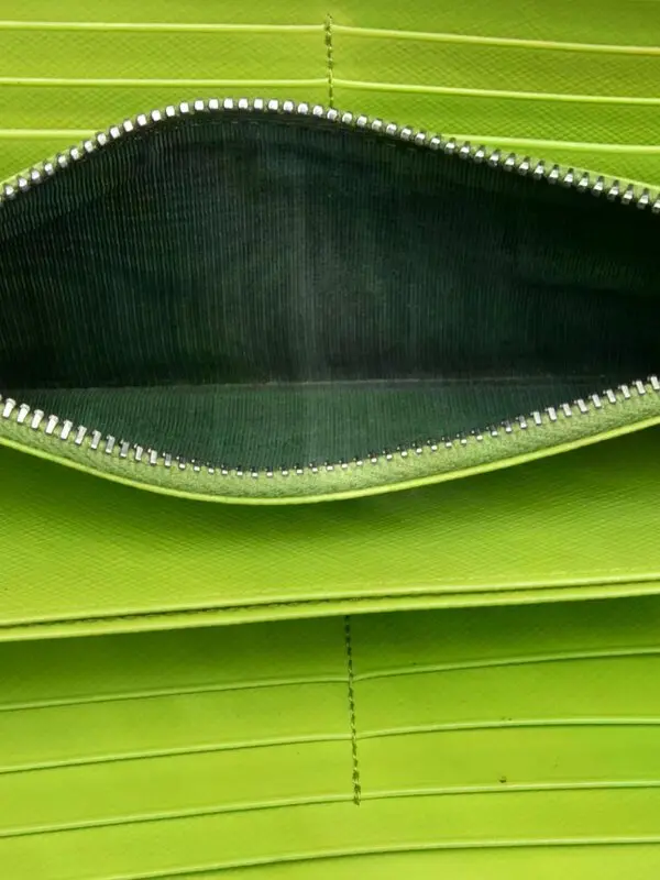 Prada 2010-2026 Saffiano Watermelon Zip Around Wallet Long Wallets