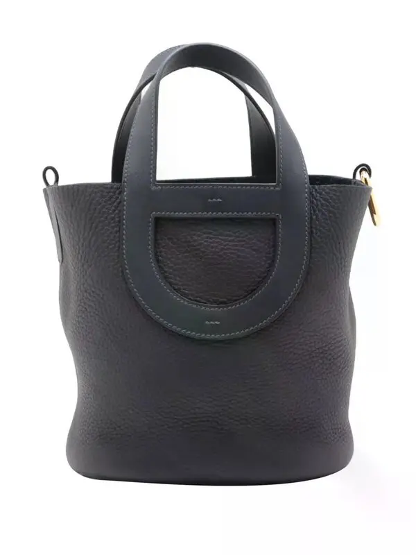 Hermès 2024 Clemence And Swift Handbag - Blue