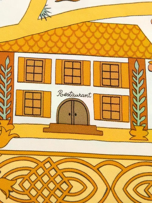 Hermès 1997-2010 Decoupages Silk Scarf 90 Scarves