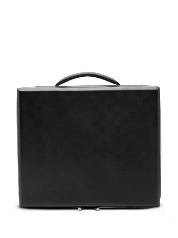 LOUIS VUITTON Damier Glace Luke Briefcase Business Bag
