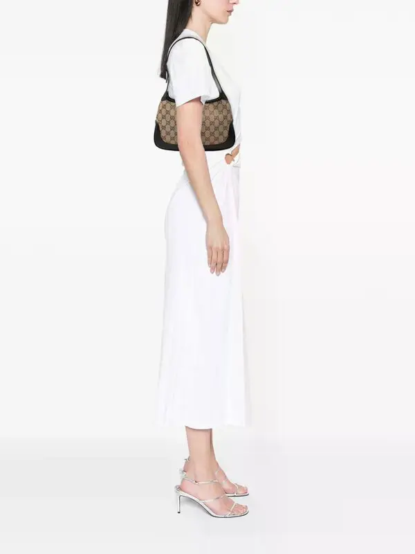 Gucci 2000-2015 Gg Canvas Web Jackie Shoulder Bag - Neutrals