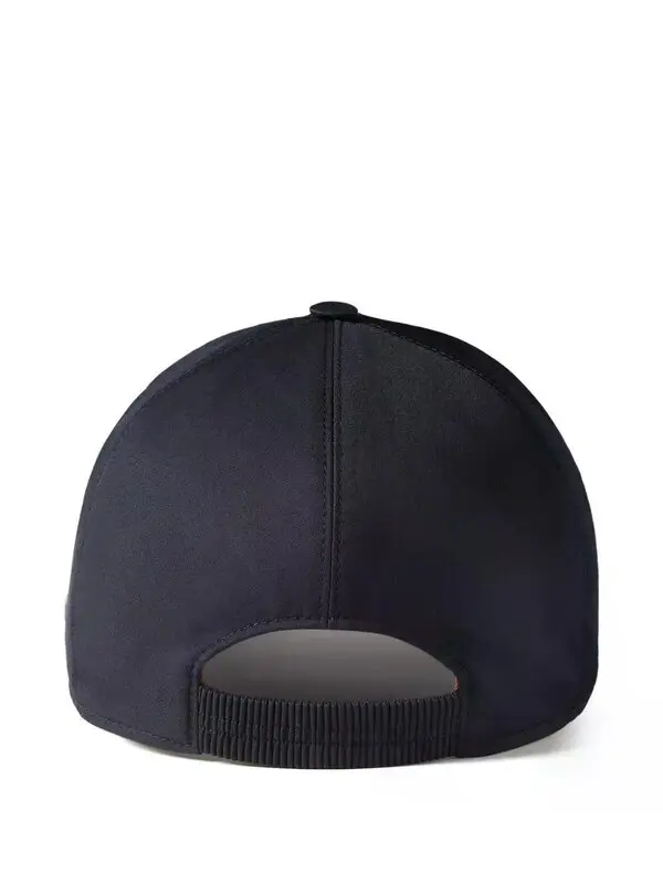Zegna Navy Microfiber Motorin Baseball Cap