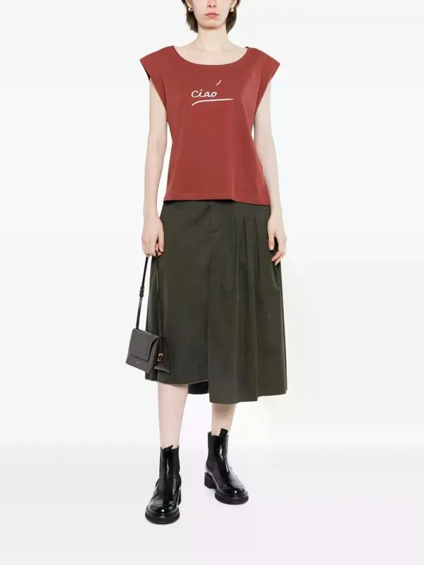 AGNES B. Source Tank Top - Red