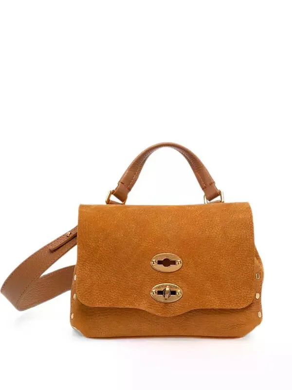 ZANELLATO Baby Postina Jones Stud-embellished Handbag - Brown