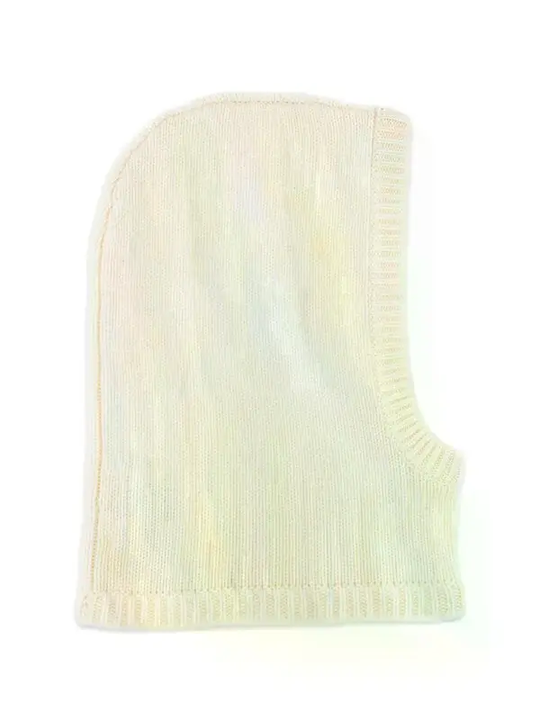 LISA YANG Ribbed-trim Cashmere Balaclava - Neutrals