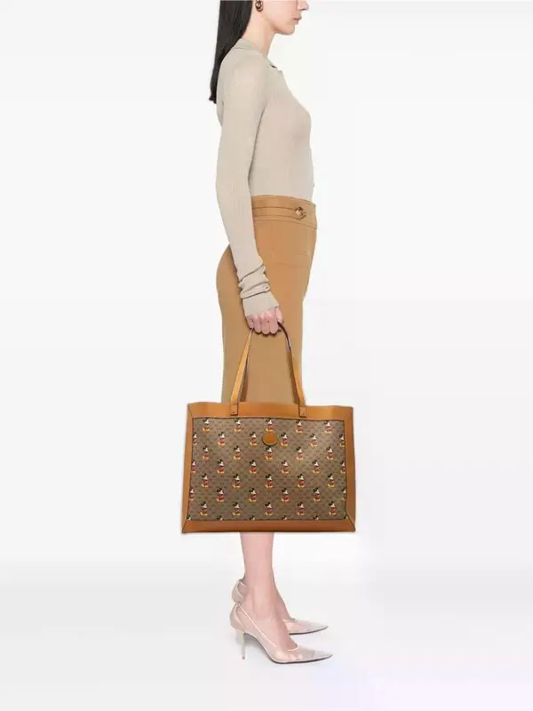 Gucci Medium Mickey Mouse Monogram Tote Bag