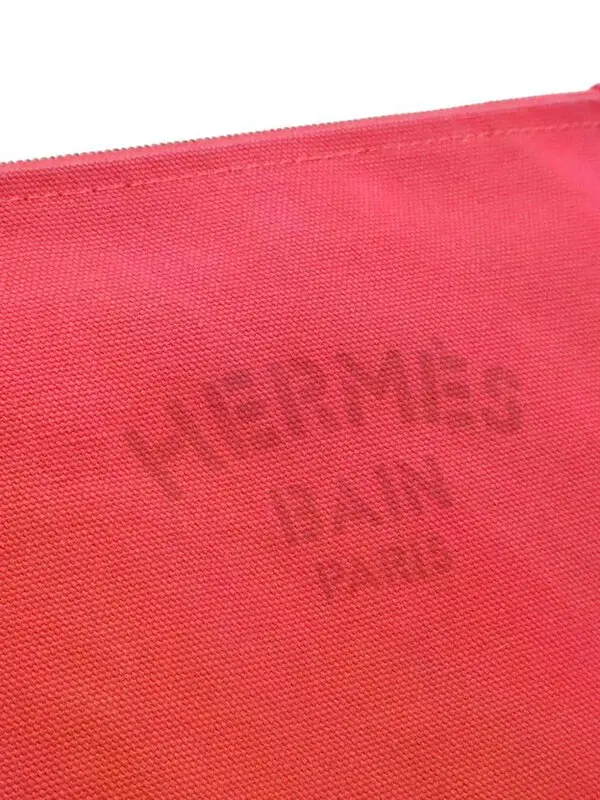 Hermès 2000-2026 Toile Bain Yachting Flat Pm Pouch