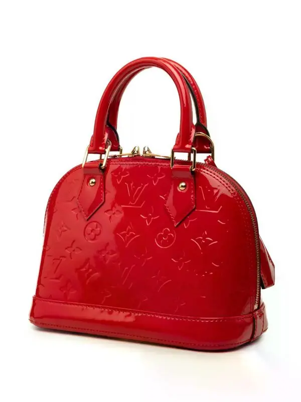 LOUIS VUITTON 2014 Monogram Vernis Alma Bb Satchel