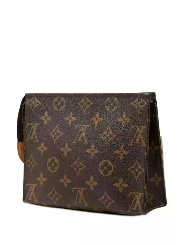 LOUIS VUITTON 2004 Monogram Toiletry Pouch 19 Clutch Bag