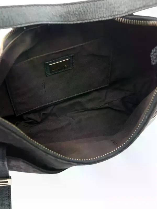 Fendi Zucchino Canvas Shoulder Bag