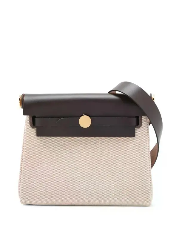 Hermès Herbag Zip 20 Crossbody Bag - Grey