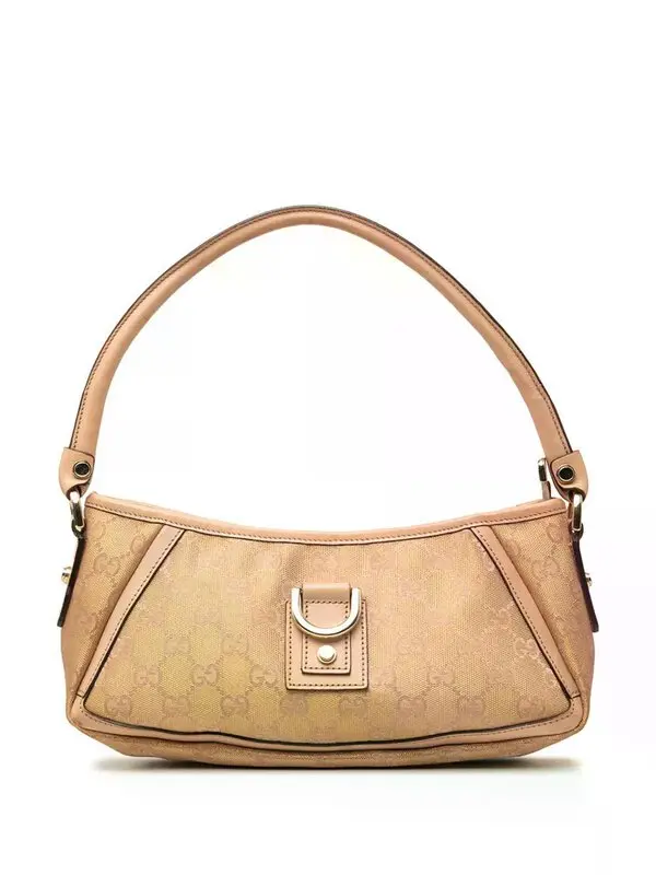Gucci 2000-2015 Gg Canvas Abbey D Ring Pochette Handbag - Brown