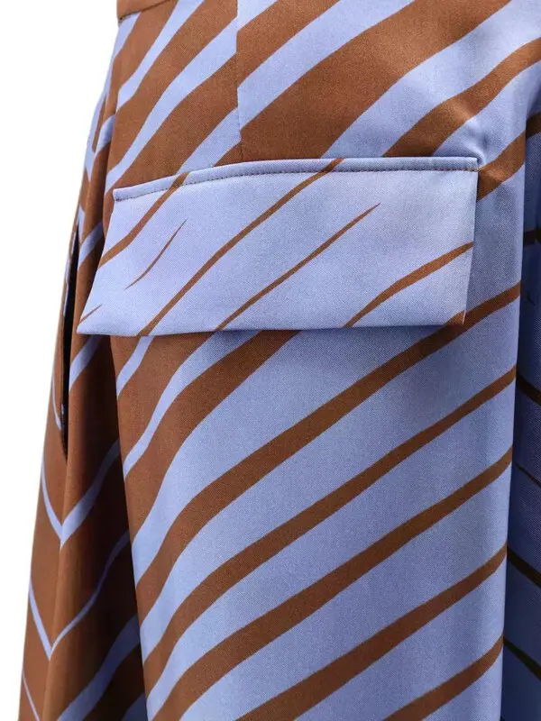 CO.GO Printed Wide-leg Trousers