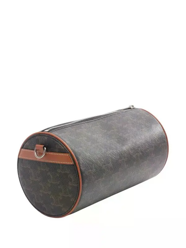 Celine Triomphe Coated Canvas Cylinder Crossbody Bag