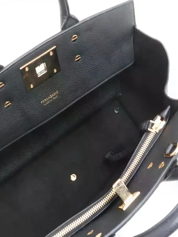 FERRAGAMO 2010-2026 Leather Studio Satchel