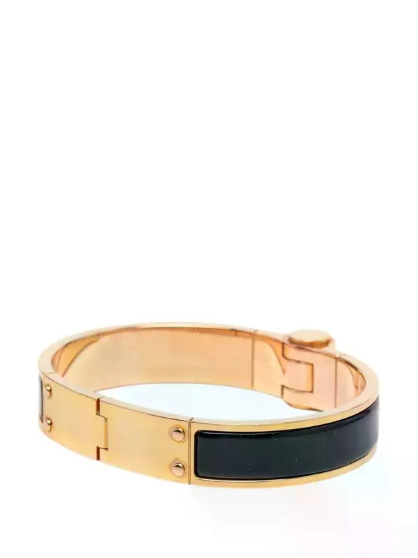 Hermès Enamel Hinged Bracelet