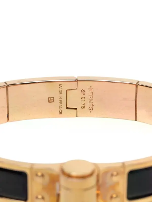 Hermès Enamel Hinged Bracelet