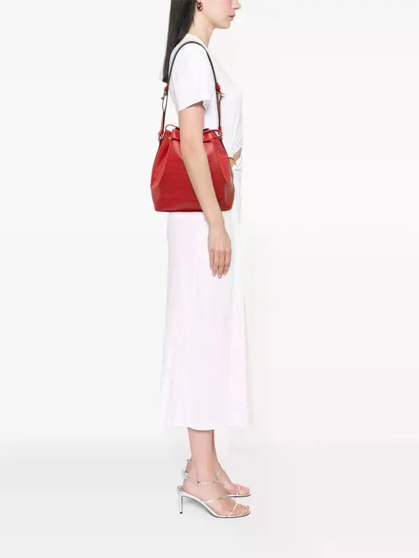 LOUIS VUITTON 1994 Epi Petit Noe Bucket Bag - Red