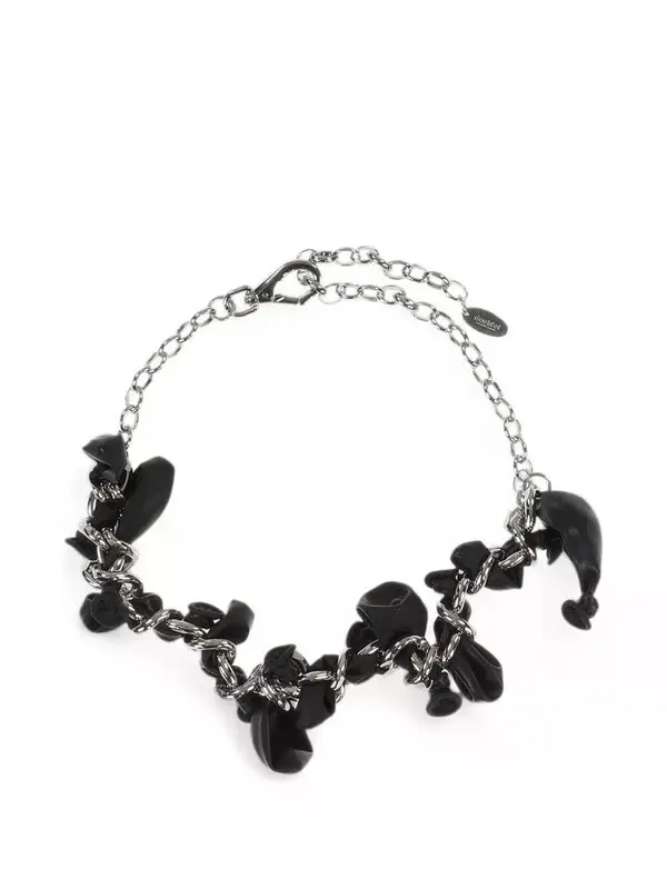 DOUBLET Balloon Curb-chain Necklace - Silver