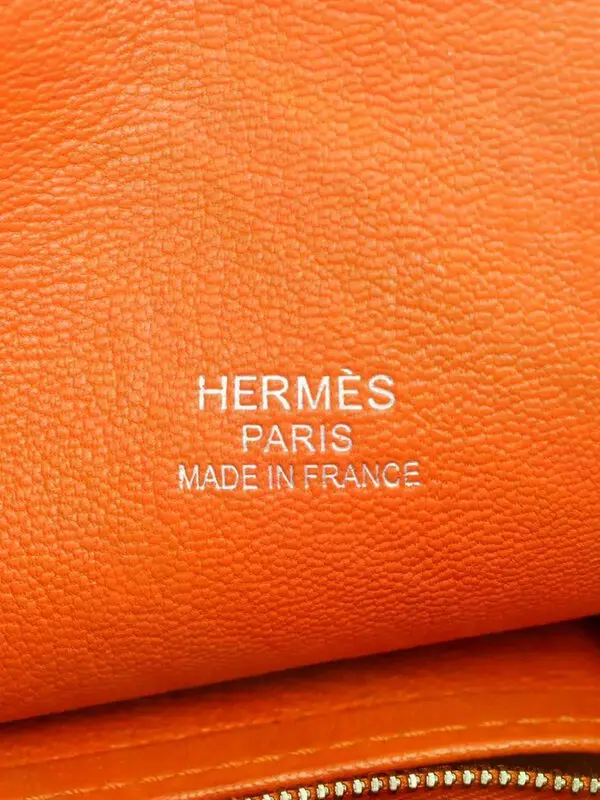 Hermès Clemence Jypsiere 34 Crossbody Bag - Orange