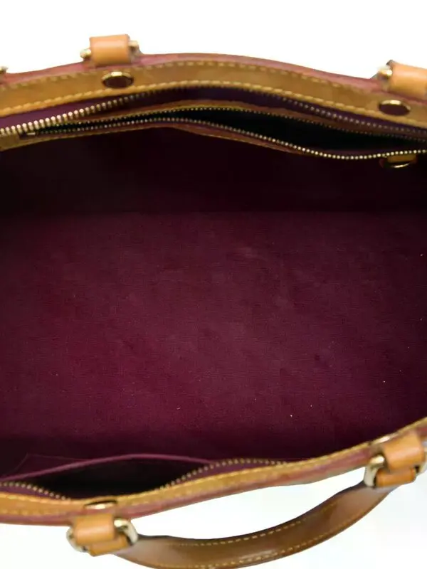 LOUIS VUITTON 2012 Monogram Vernis Brea Mm Satchel