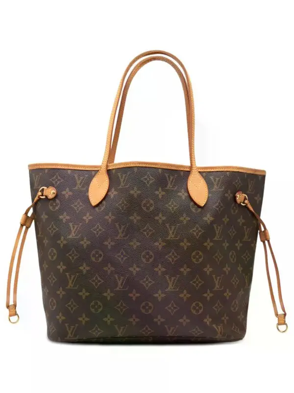 LOUIS VUITTON 2012 Monogram Neverfull Mm Tote Bag - Brown