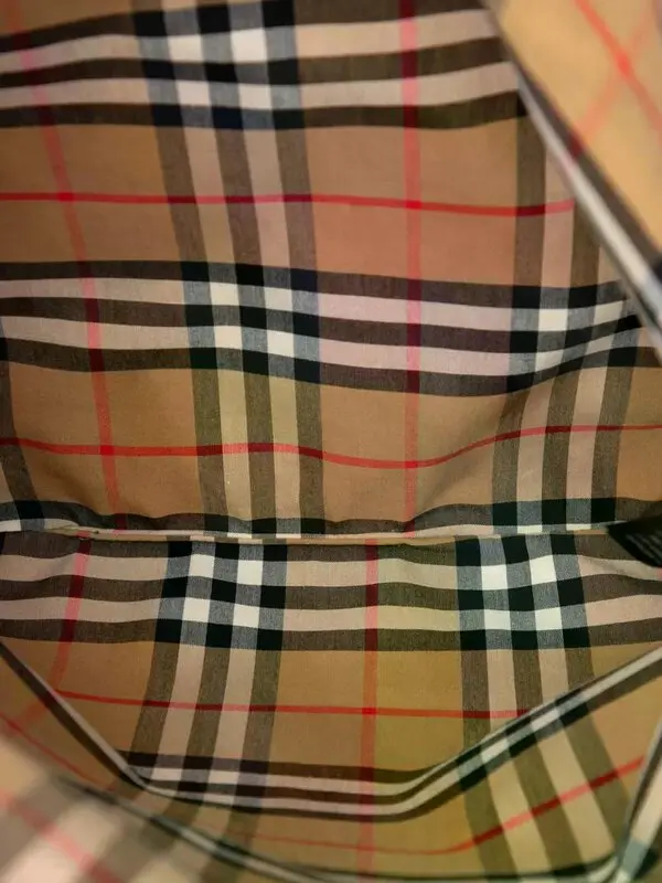 Burberry House Check Canvas Rainbow Tote Bag