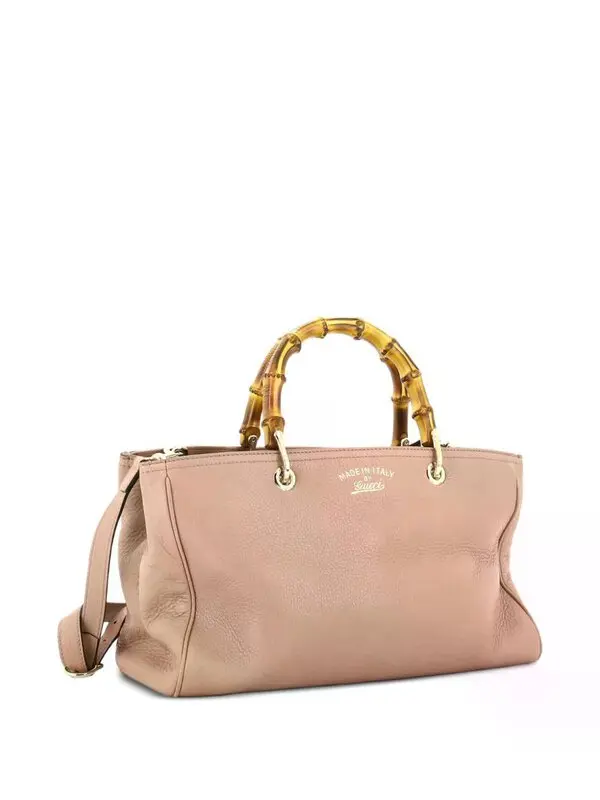 Gucci Bamboo Shopper Leather Medium Tote Bag
