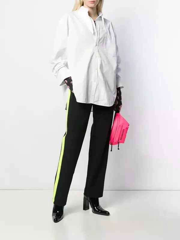 Balenciaga Jogging Trousers With Neon Appliqu