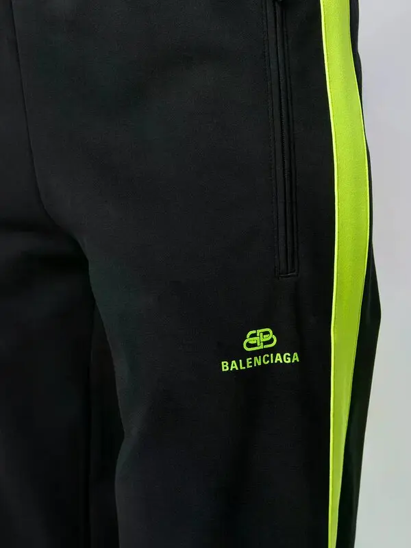 Balenciaga Jogging Trousers With Neon Appliqu