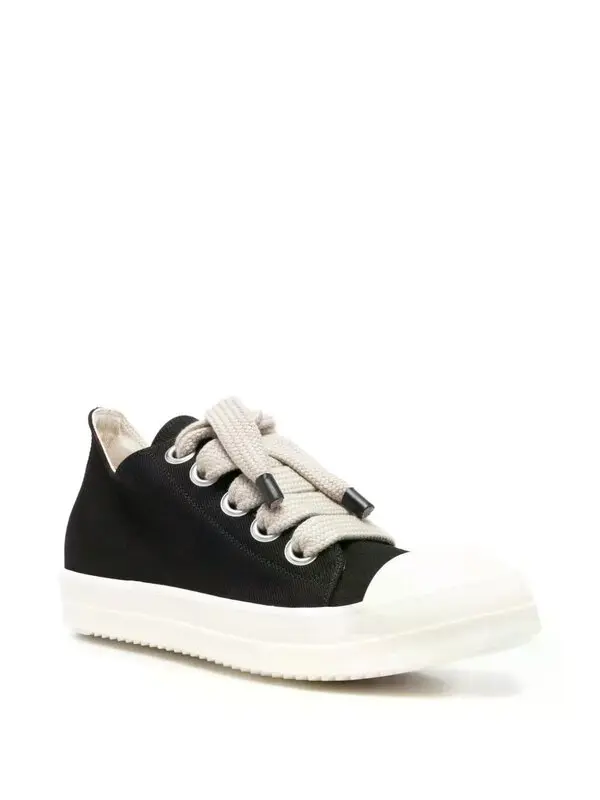 Rick Owens Low-top Lace-up Sneakers - Black