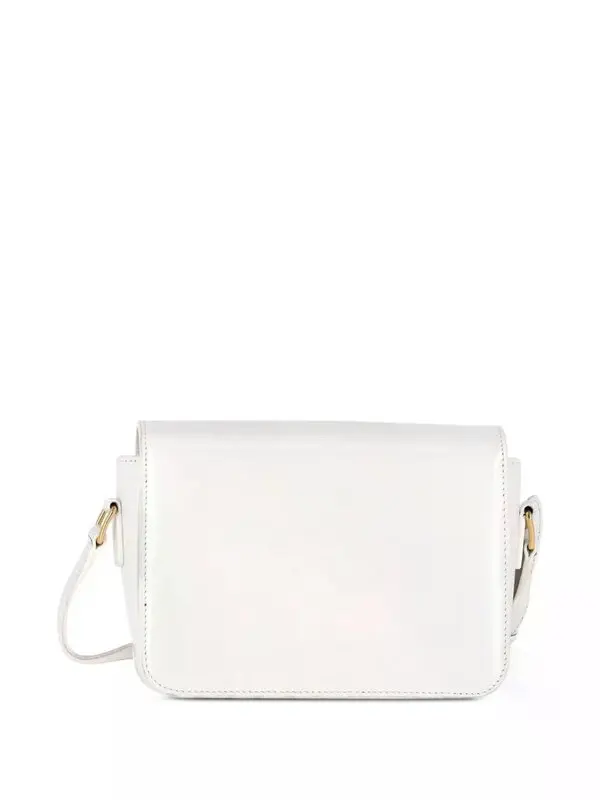Celine Teen Triomphe Leather Bag - White