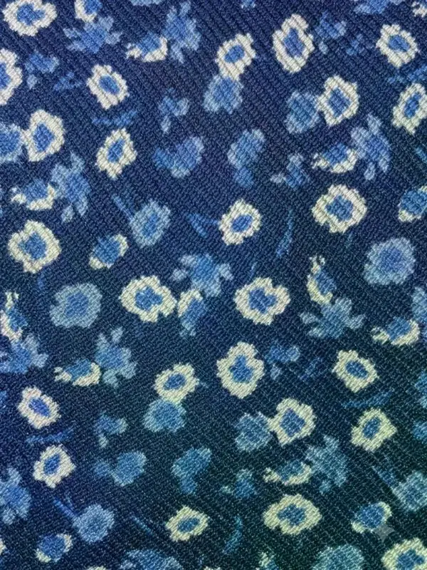 GIERRE MILANO Floral Print Textured Neck Tie