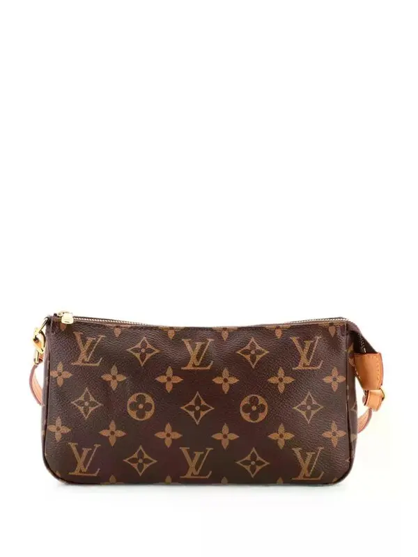 LOUIS VUITTON Pochette Accessoires Nm Monogram Canvas Clutch Bag - Brown