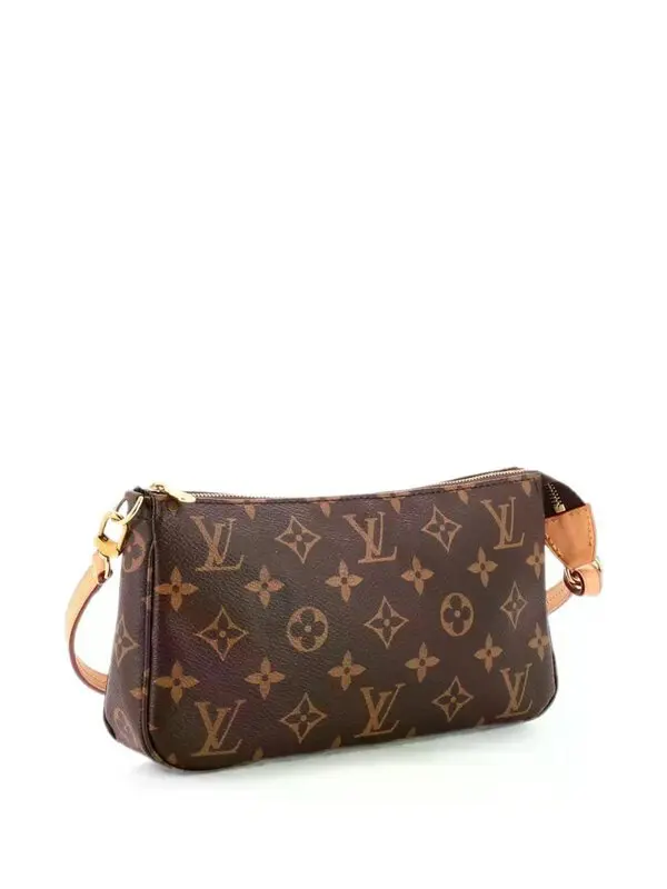 LOUIS VUITTON Monogram Canvas Pochette Accessoires Nm Clutch Bag
