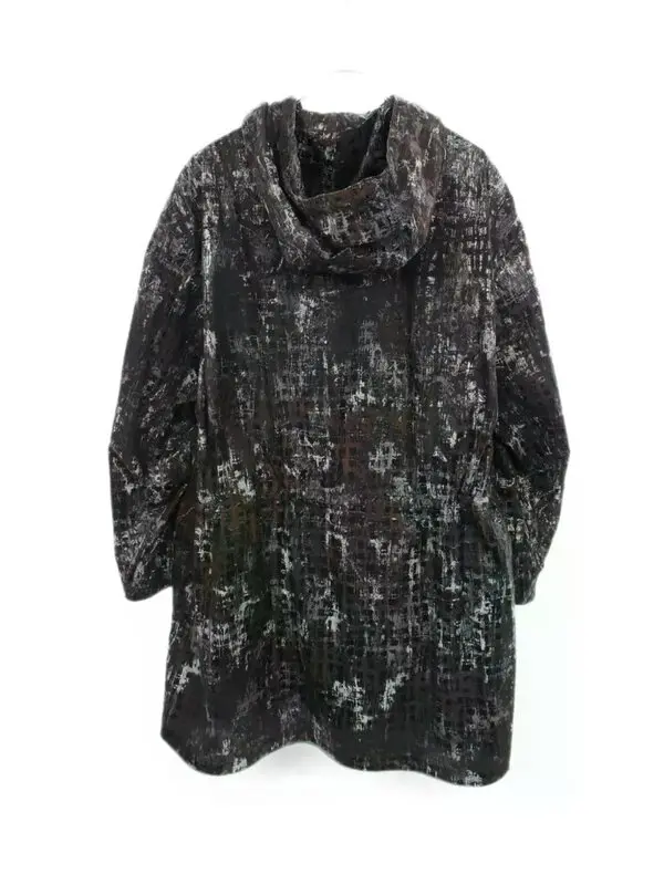 Hermès 2010s Serie Button Hooded Coat