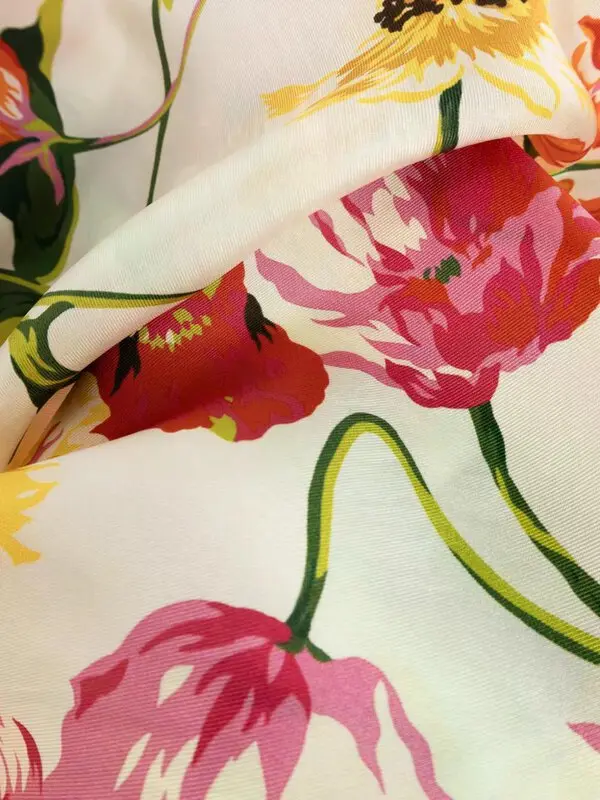 Kenzo Floral-print Silk Scarf