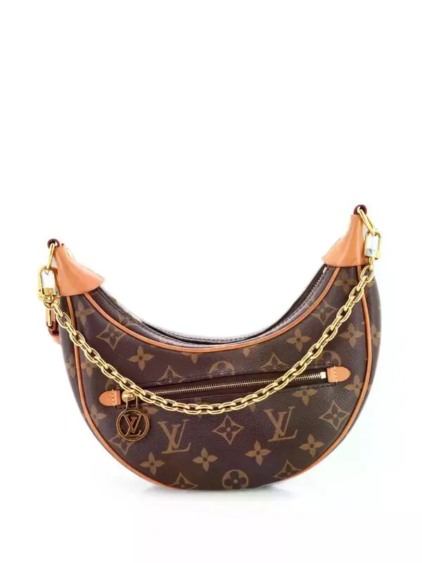 LOUIS VUITTON Loop Handbag Monogram Canvas Hobo Bag