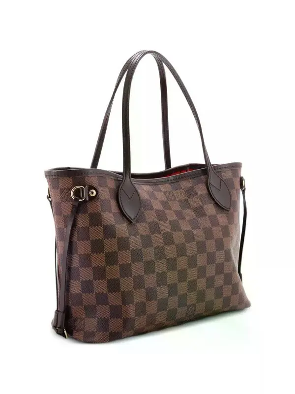 LOUIS VUITTON Neverfull Damier Pm Tote Bag - Brown