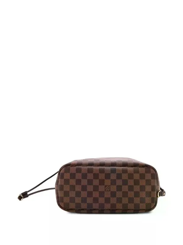 LOUIS VUITTON Neverfull Damier Pm Tote Bag - Brown