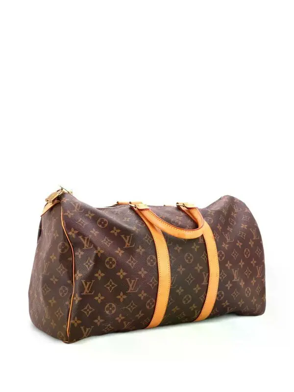 LOUIS VUITTON Monogram Canvas Keepall 45 Satchel