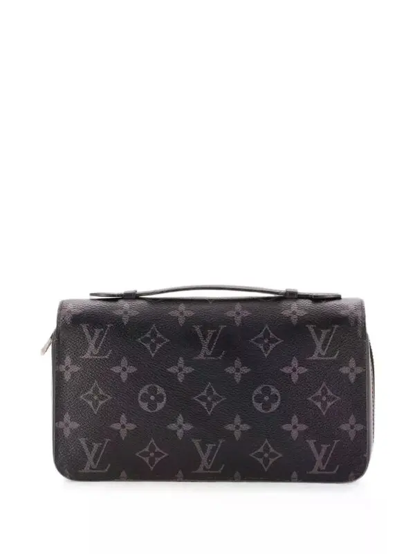 LOUIS VUITTON Zippy Wallet Monogram Eclipse Canvas Xl Small Wallets