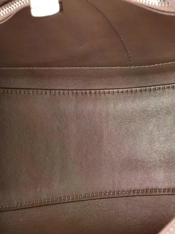 Balenciaga Bel Air Carry All Bag Leather Small Tote Bag - Brown