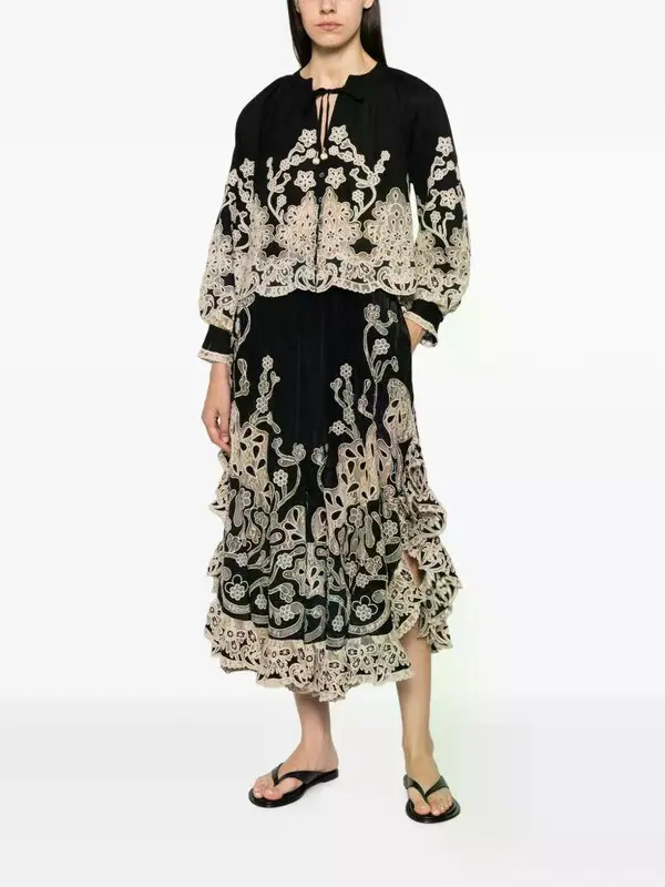 Sea Gracelyn Lace-trimmed Trousers