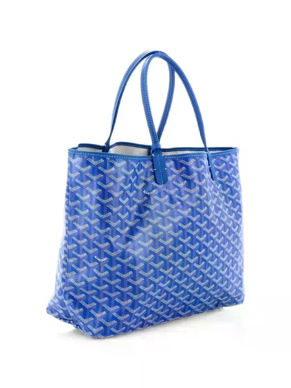 Goyard Saint Louis Coated Canvas Pm Tote Bag - Blue